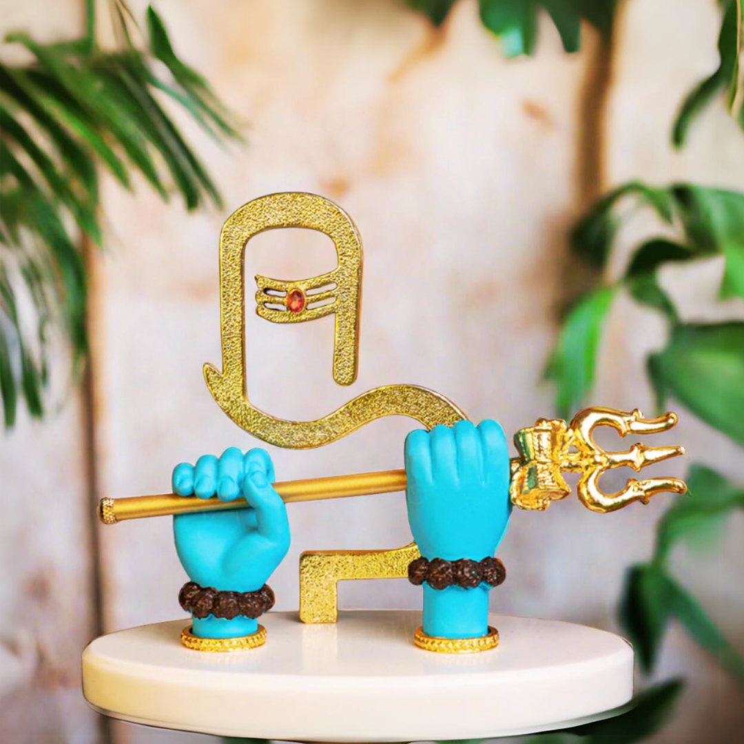 24K Gold Plated Shivji Divine Hands Idol – Bhakti Samagri