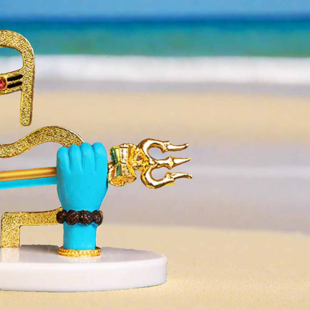 24K Gold Plated Shivji Divine Hands Idol – Bhakti Samagri