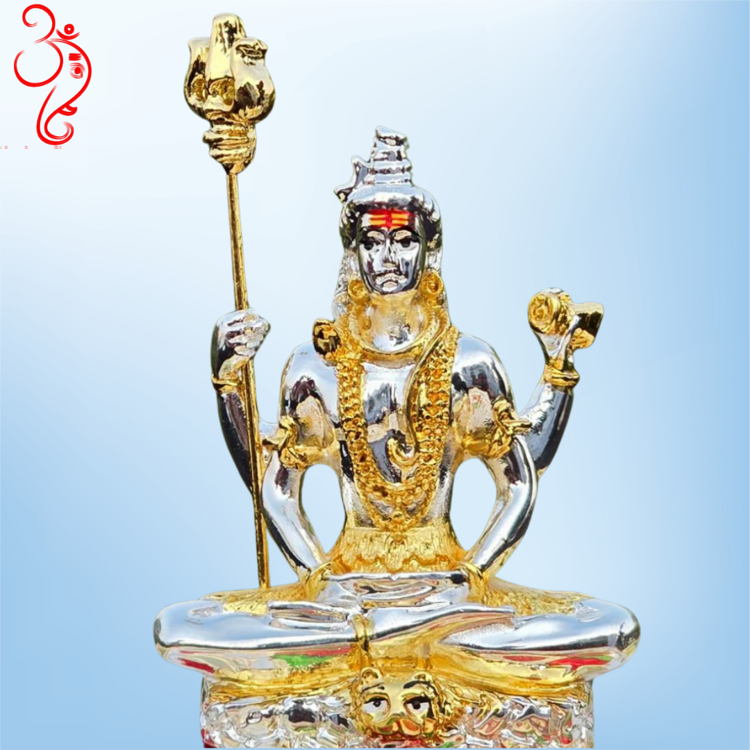 Gold & Silver Plated Shiv Ji – Bhakti Samagri
