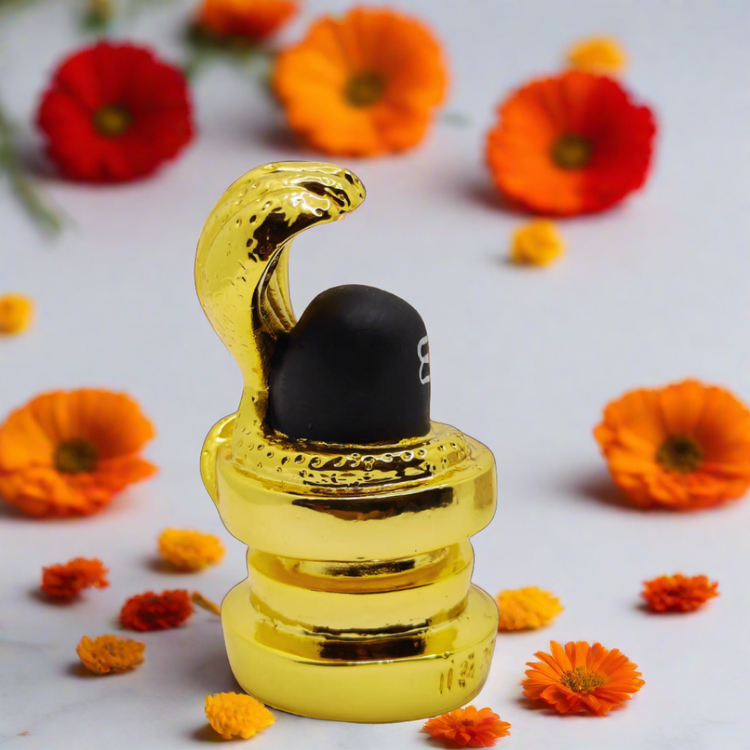 Gold Plated Shivling – Bhakti Samagri