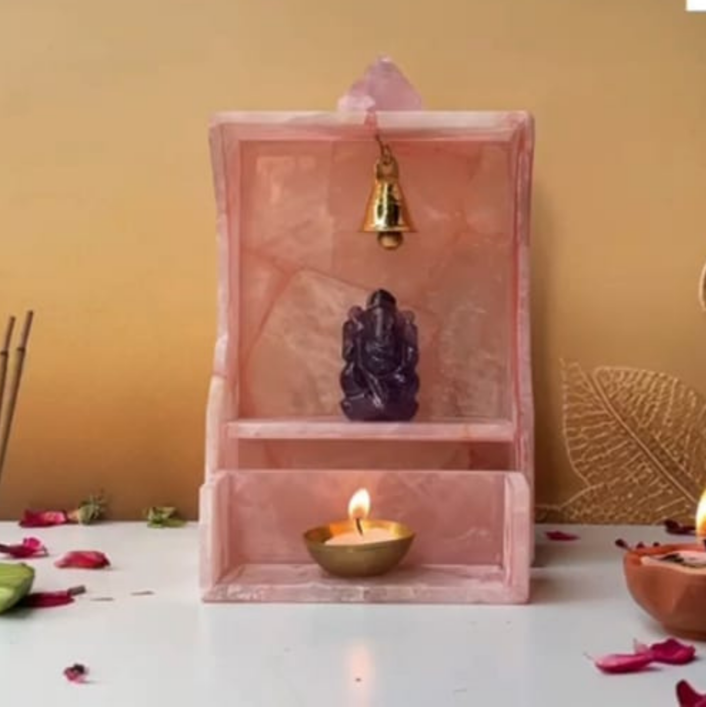 Rose Quartz Temple – Bhakti Samagri