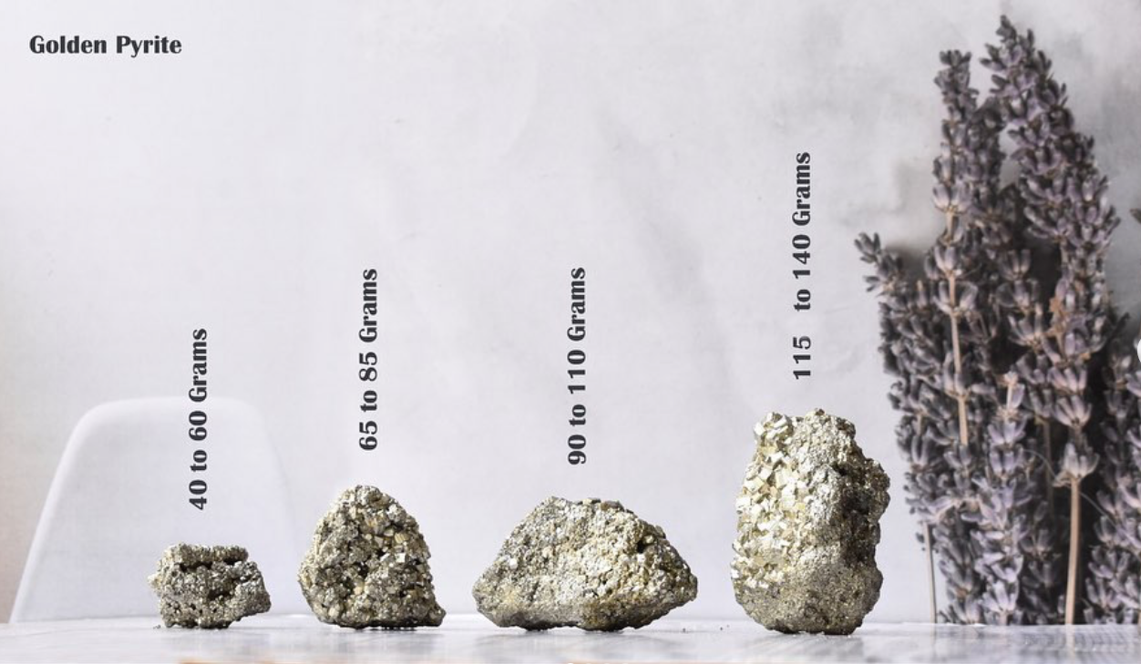 Raw Golden Pyrite Geode Stone with Stand – Bhakti Samagri