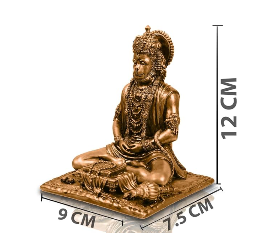 Meditating Lord Hanuman Ji Idol Statue – Bhakti Samagri