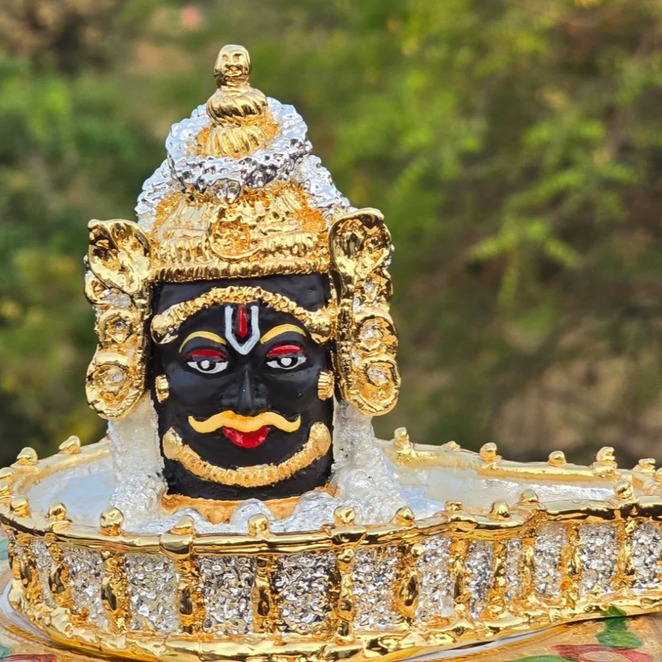Gold & Silver Plated Shri Mahakal Jyotirlinga (Mahakaleshwar, Ujjain ...