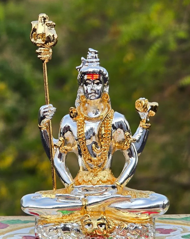 Gold & Silver Plated Shiv Ji – Bhakti Samagri